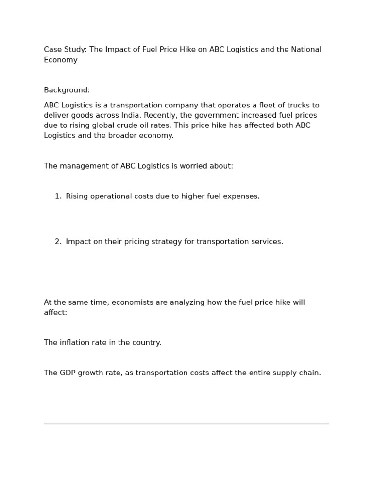 Case Study - BBA Sem 2 | PDF