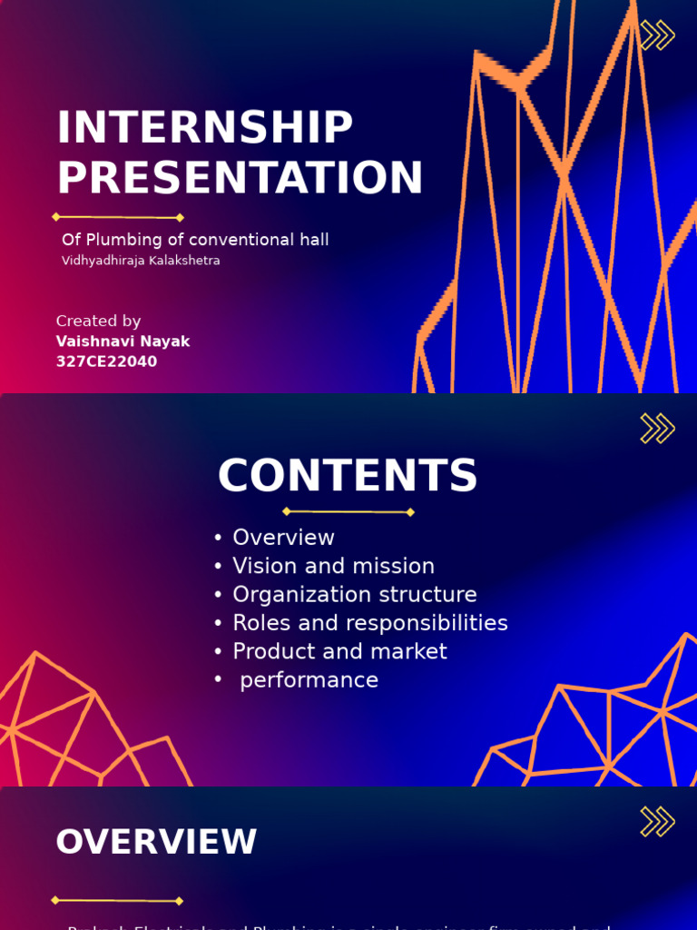 Internship Presentation | PDF
