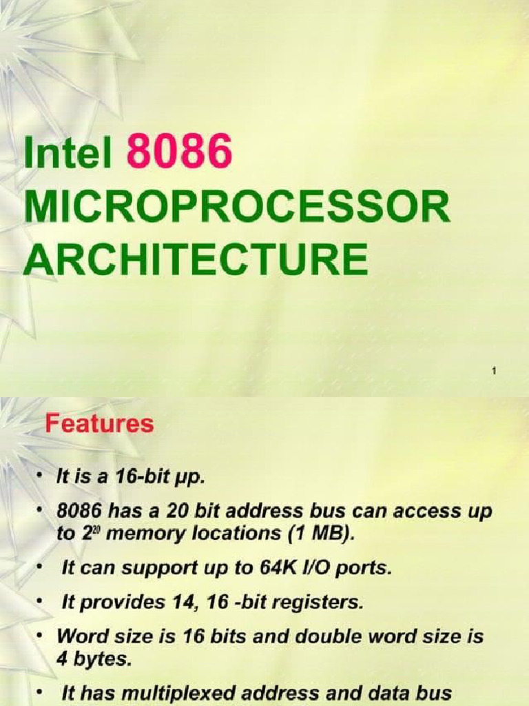 8086 Mpu | PDF