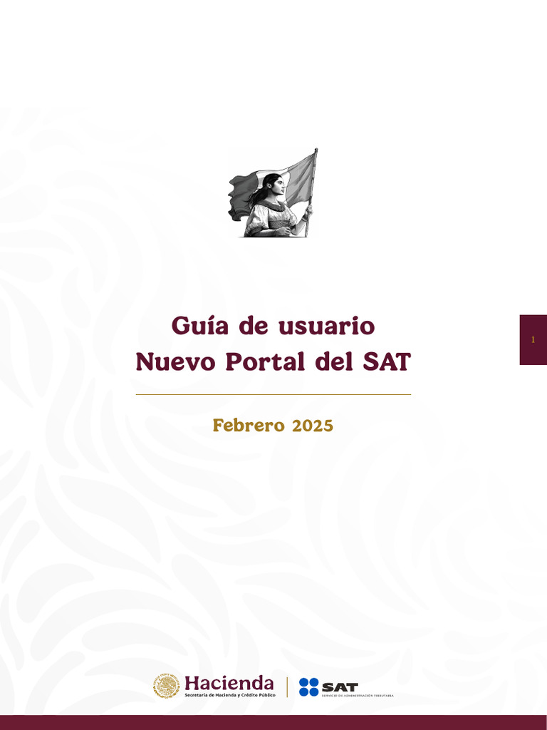 Guía del Nuevo Portal del SAT 2025 | PDF | Informática