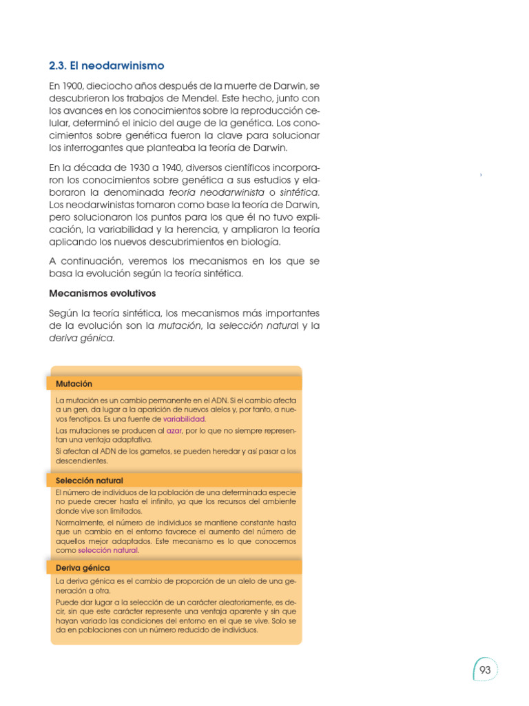 Biologia 2 Bgu | PDF | Evolución | Seleccion natural