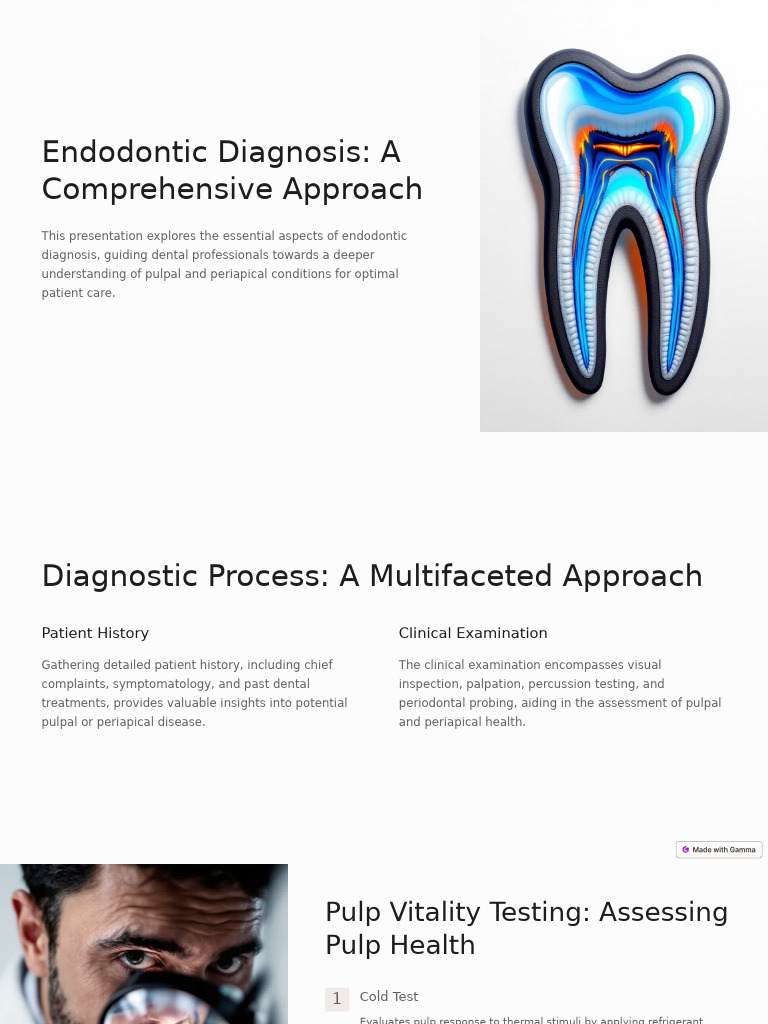 Endodontic Diagnosis: Key Insights for Dentists | PDF | Medical ...