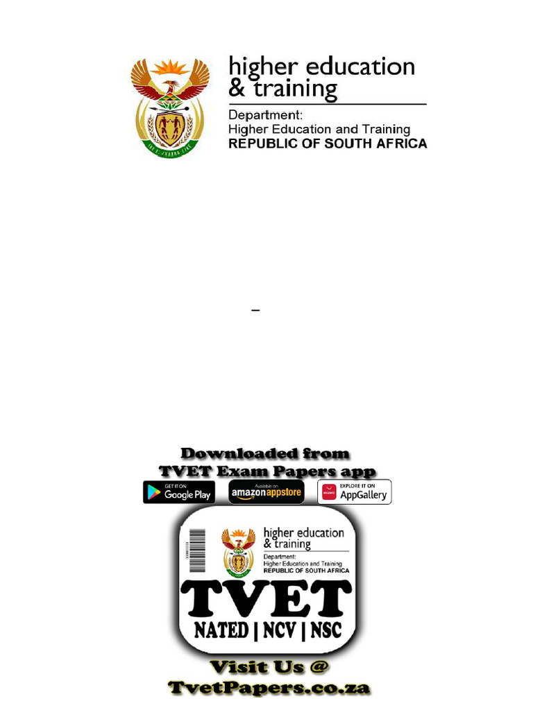 t640 - Engineering Science n3 QP April 2019 Signed Off | PDF | Force ...