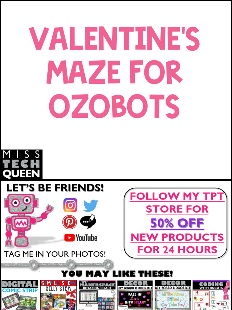 Valentine'S: Maze For Ozobots | PDF | Digital Millennium Copyright Act