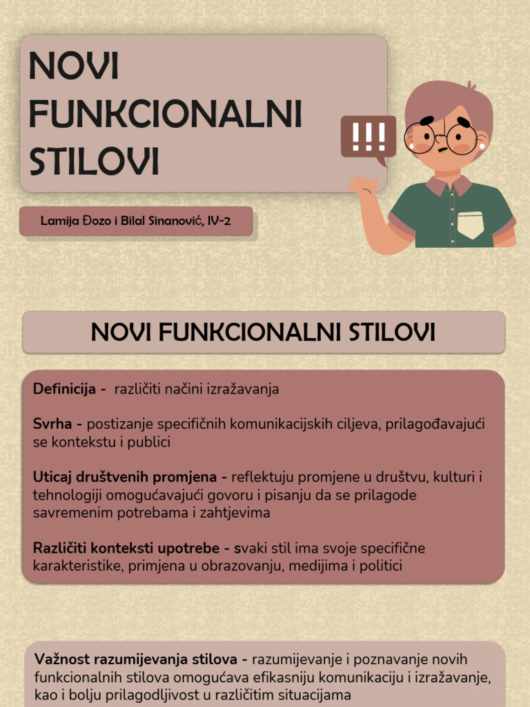 Novi Funkcionalni Stilovi | PDF