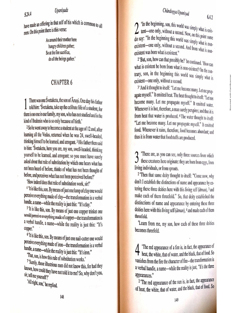 Chandogya Upanisad | PDF