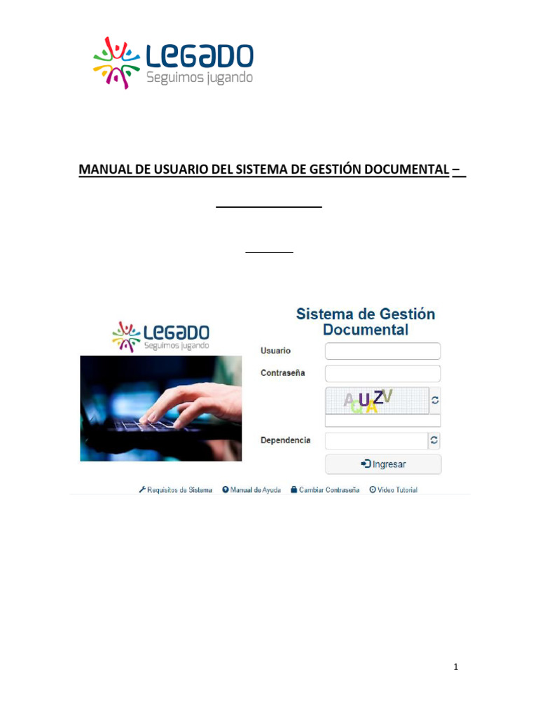 Manual de Usuario SGD | PDF | Botón (Computación) | Contraseña