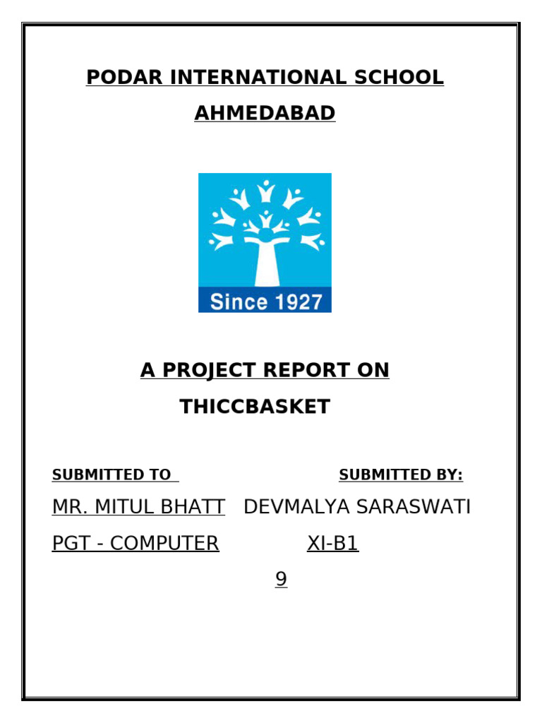 CS Project Report Template | PDF | Graphics Processing Unit | Computing
