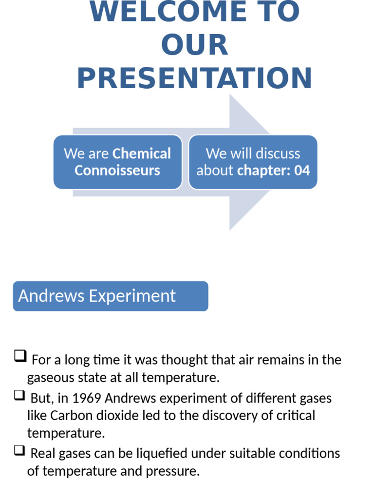 Understanding Andrews Experiment on Gases | PDF | Gases | Liquids