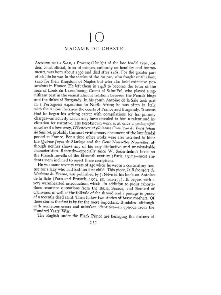 Mademe Du Chastel 5 Sayfa | PDF