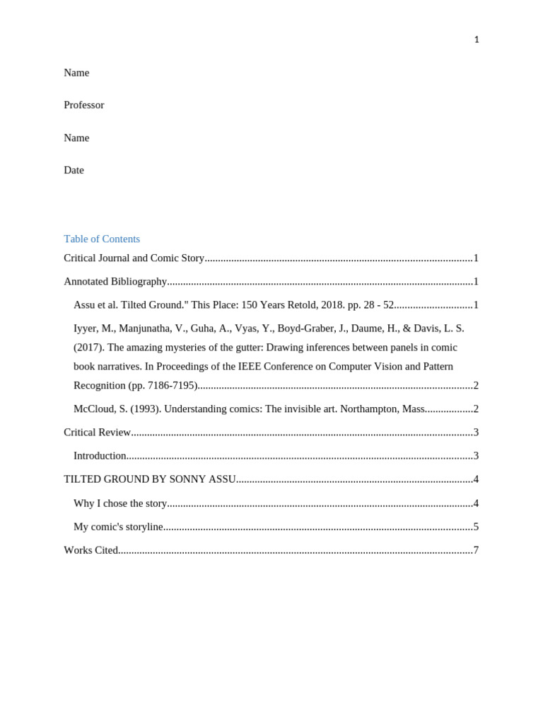 THE CRITICAL REVIEW | PDF | Comics | Narrative