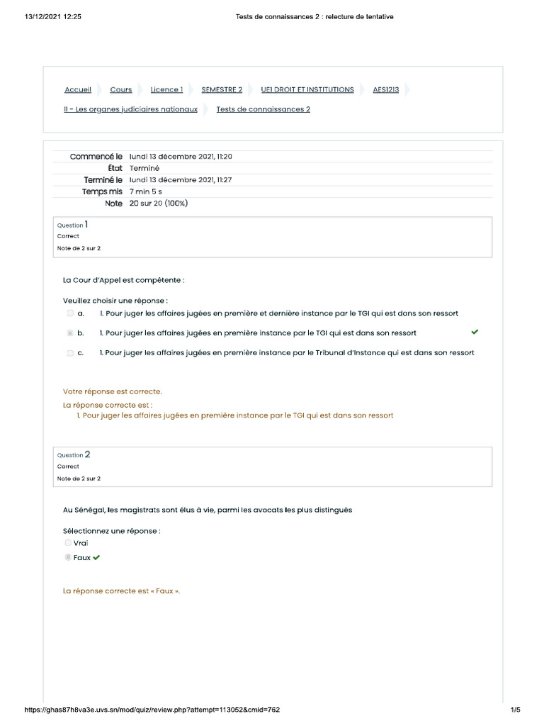 Juridiciaire tc2 | PDF