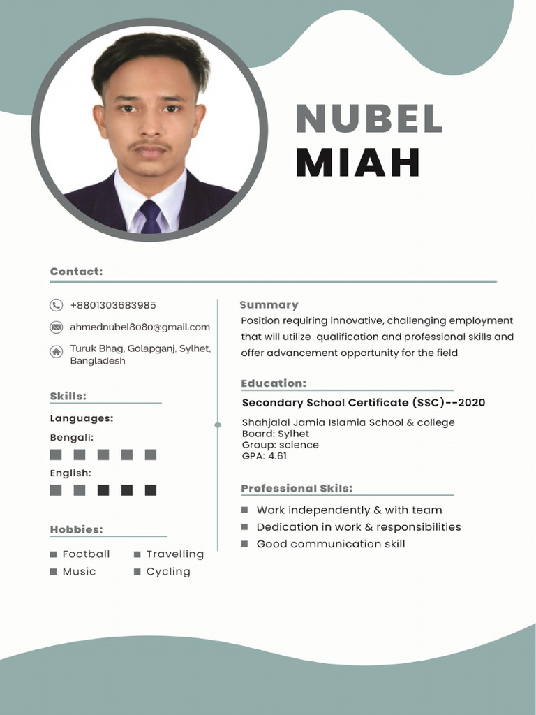 Nubel Miah CV | PDF