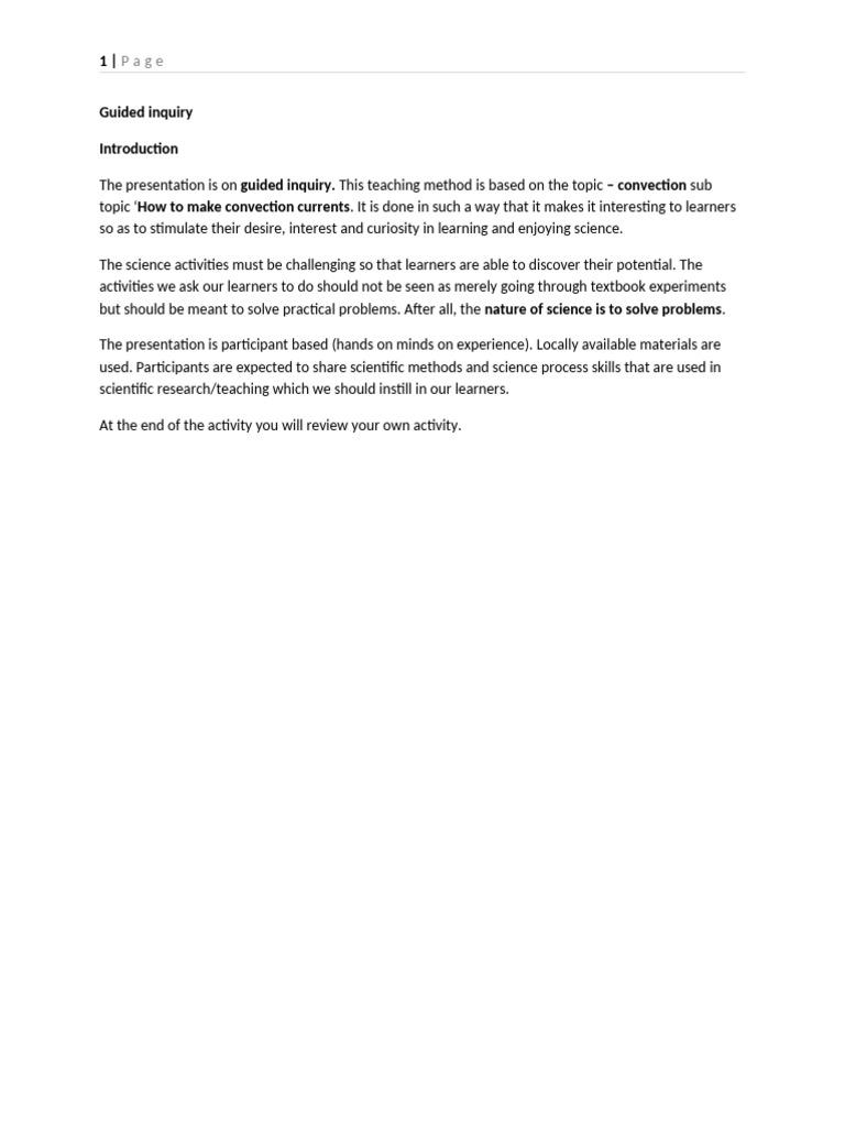 GUIDEDINQUIRY | PDF