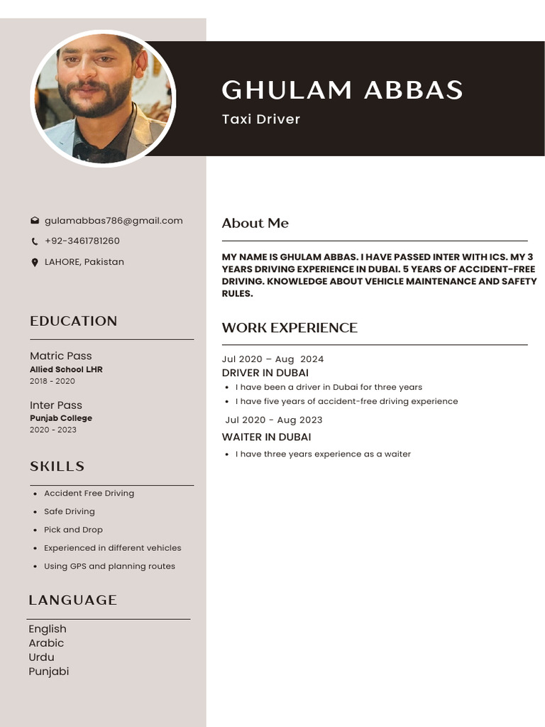 Simple Professional CV Resume | PDF