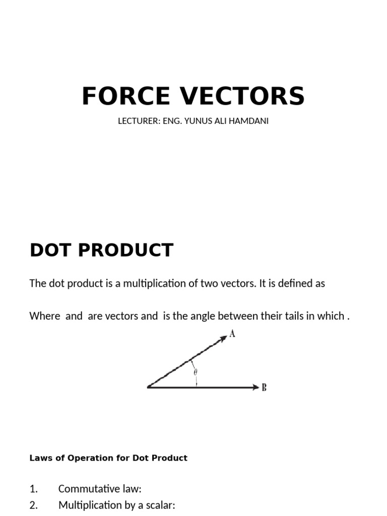 Understanding Dot and Cross Products | PDF