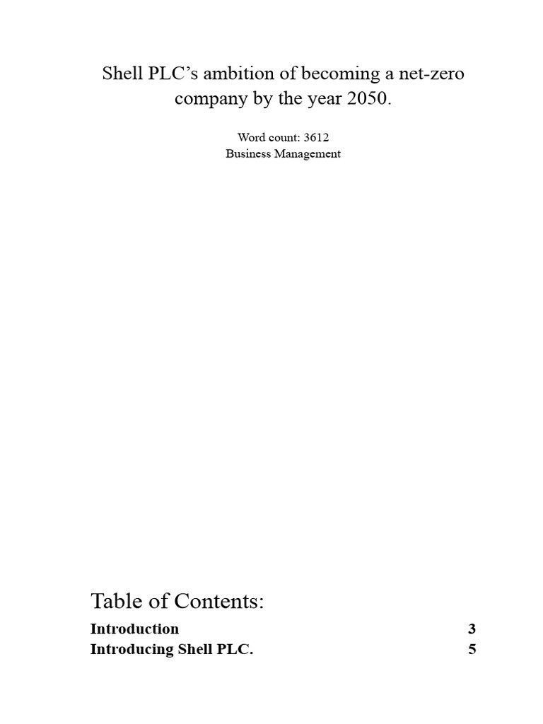 Extended Essay (Double Spaced) | PDF | Natural Gas | Swot Analysis