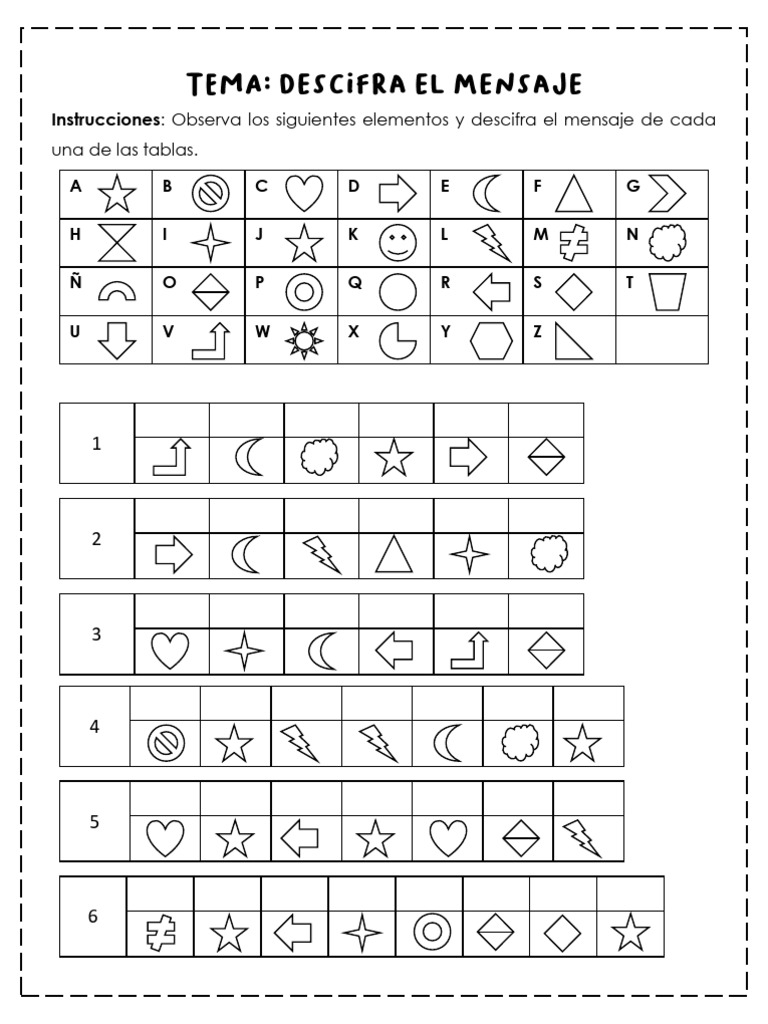 Descifra El Mensaje Oculto | PDF