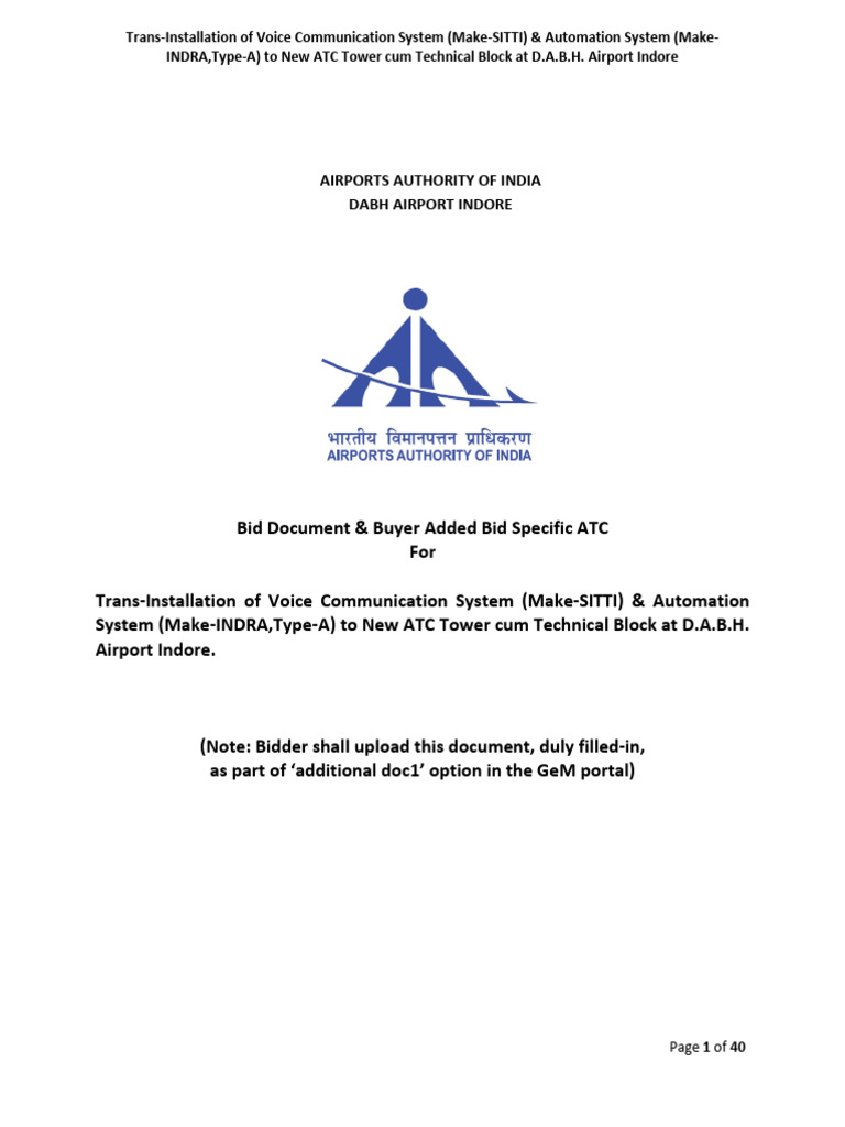 ATC Doc 4 Omesh Kumar | PDF | Specification (Technical Standard) | Arbitration