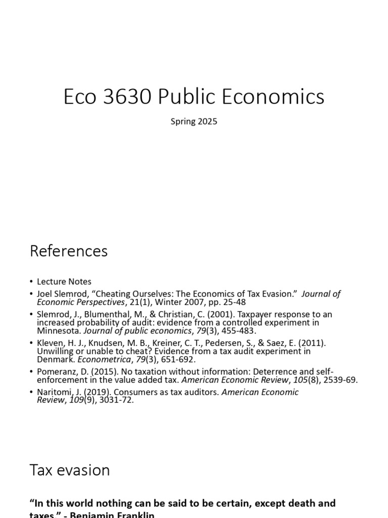 lecture3_ba | PDF | Tax Evasion | Taxes lecture3_ba | PDF | Tax Evasion | Taxes