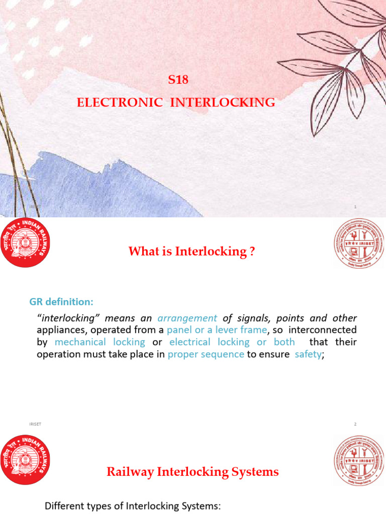 S18 Electronic Interlocking 1692875223793 | PDF | Computer Terminal | Input/Output