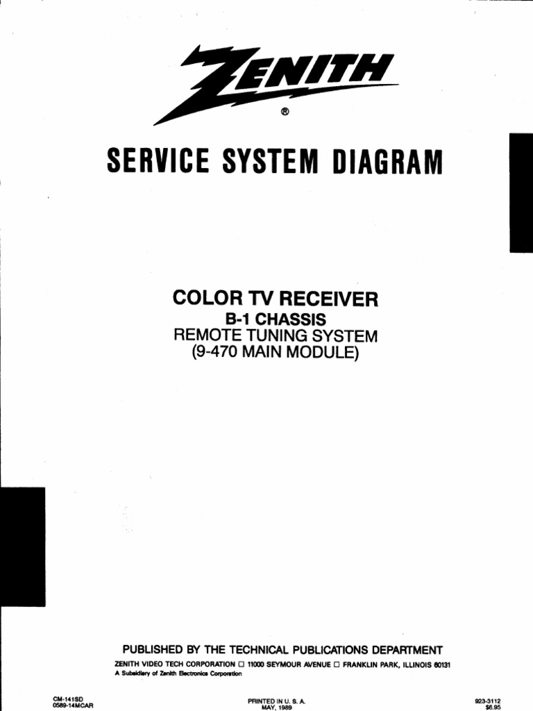 Zenith B1 Chassis | PDF