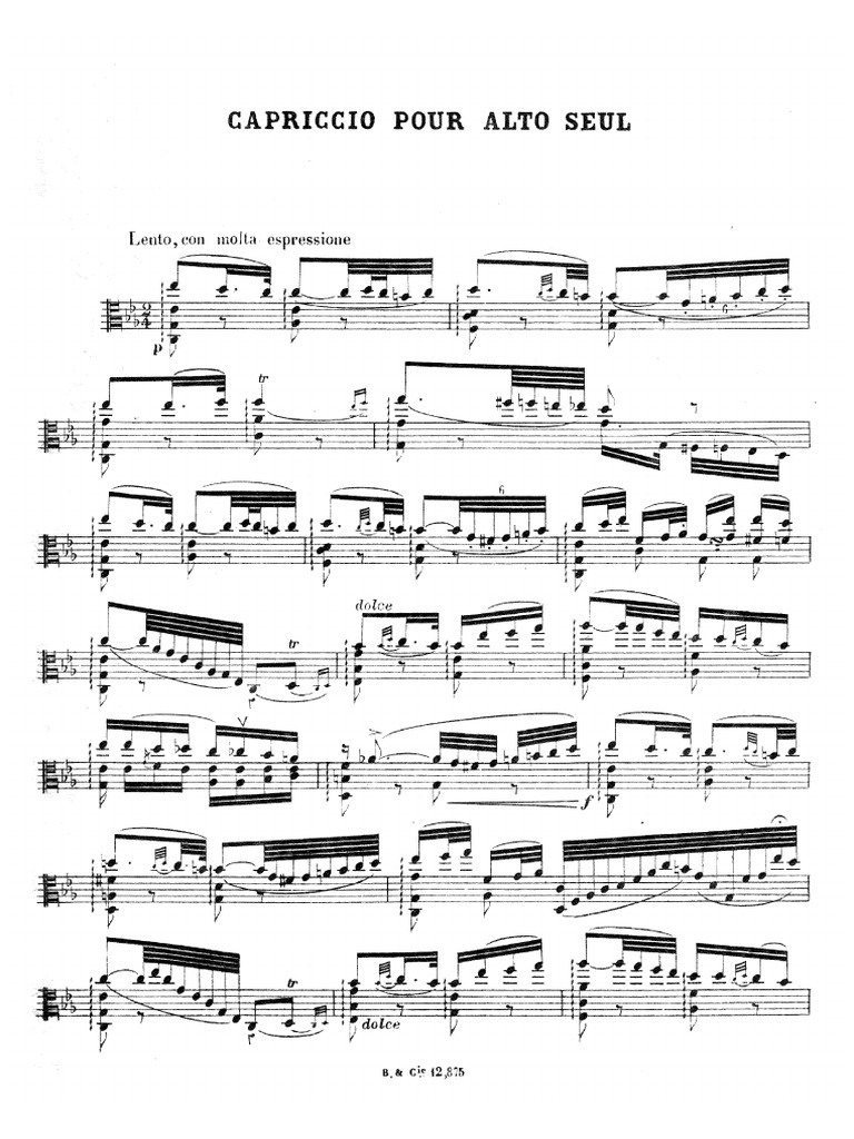 Viola Solo | PDF