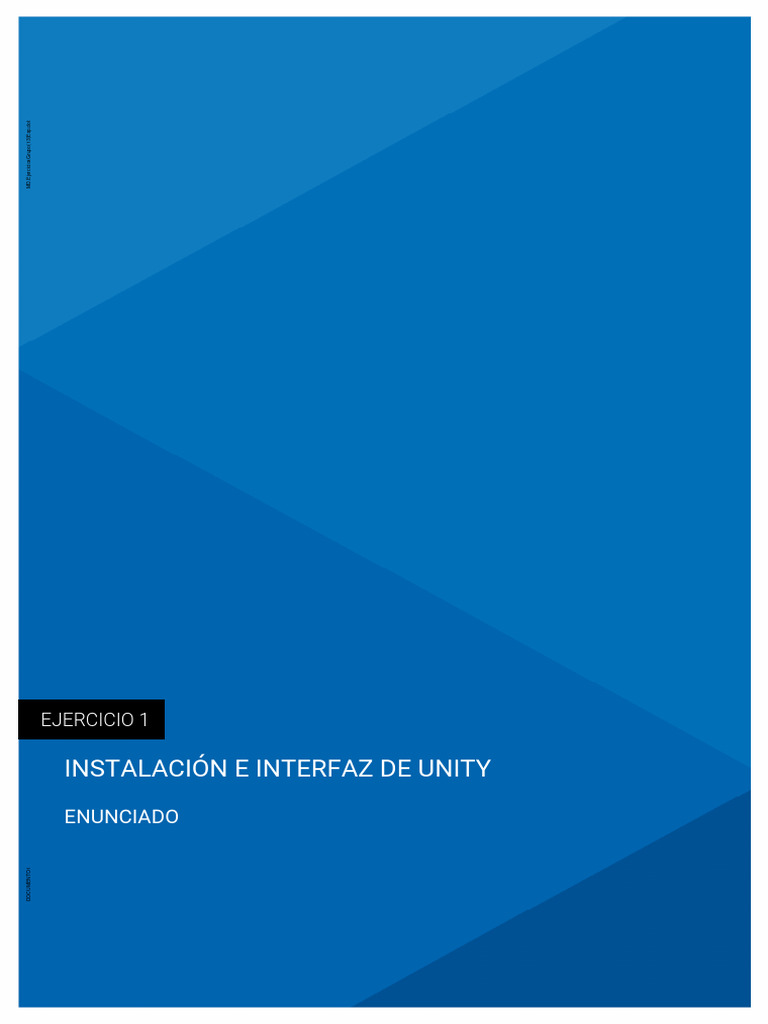 Instalación E Interfaz de Unity: Enunciado | PDF