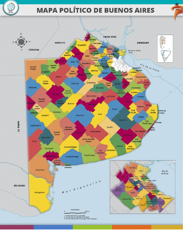 Mapa Bs As Politico | PDF