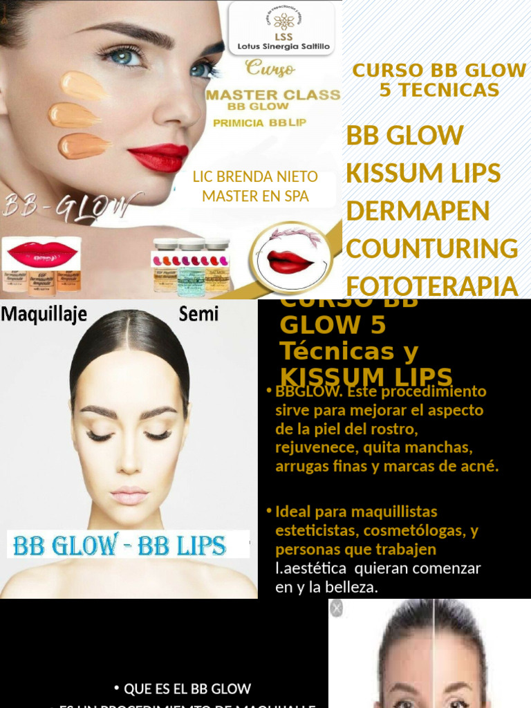 Curso BB Glow 5 Tecnicas para Curso de Septiembre | PDF | Ligero | Diodo emisor de luz