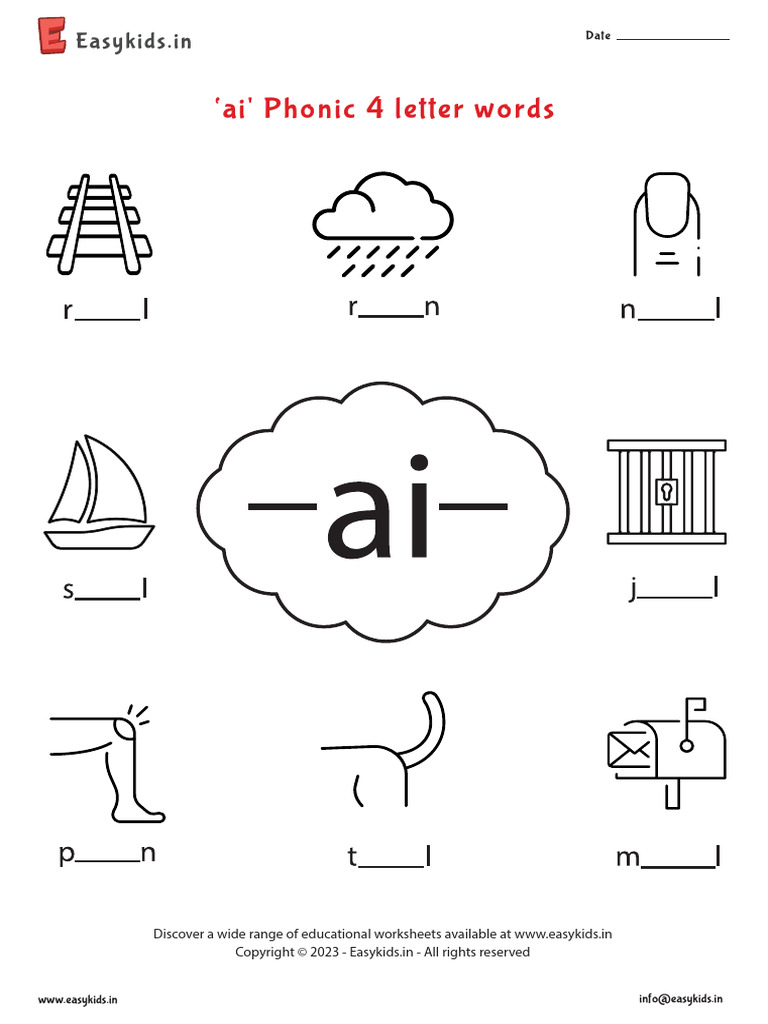 Ai Phonic 4 Letter Words | PDF