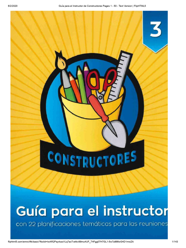 Guía para El Instructor de Constructores | PDF
