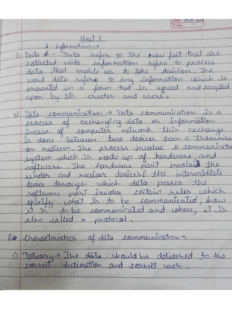 Unit 1 and 2 (DCC) | PDF