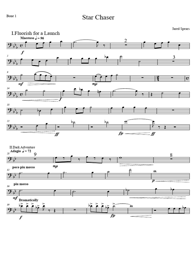 star chaser full | PDF | Tempo | Musical Forms