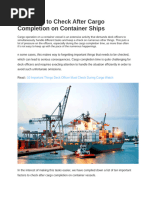 5.duties and Responsibilities Ofcargo Officers 5 | PDF | Cargo | Shipping