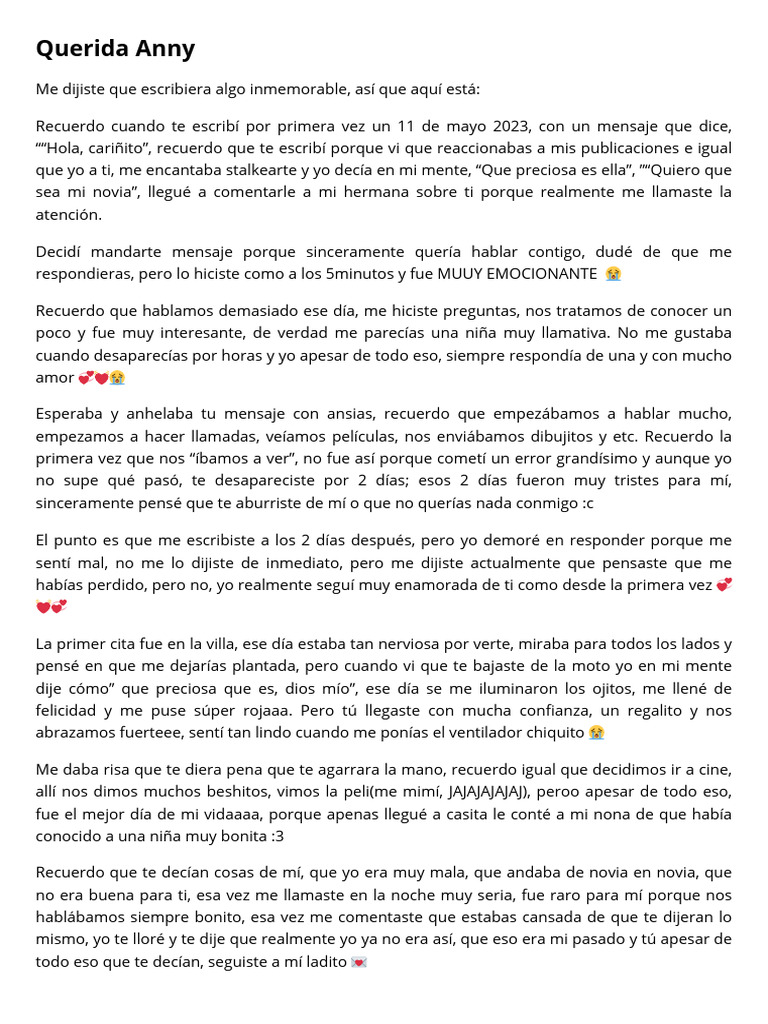 Querida Anny ? PDF | PDF
