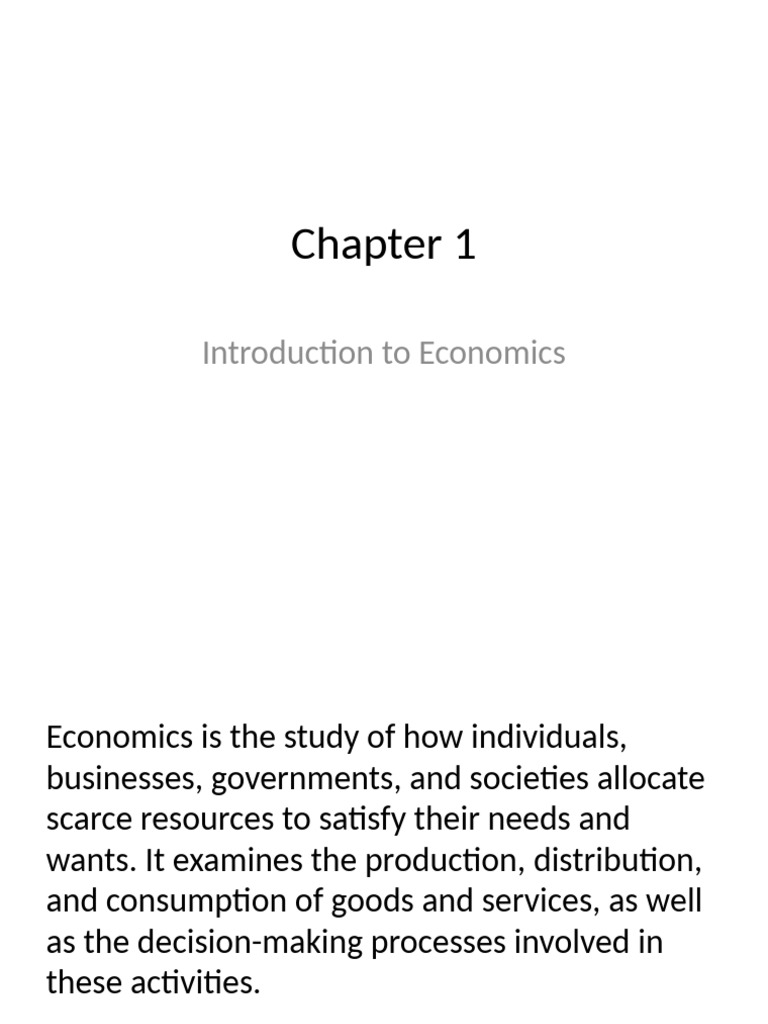 Economics Basics for Beginners | PDF | Microeconomics | Macroeconomics