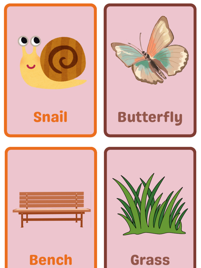 At The Park Flashcards | PDF