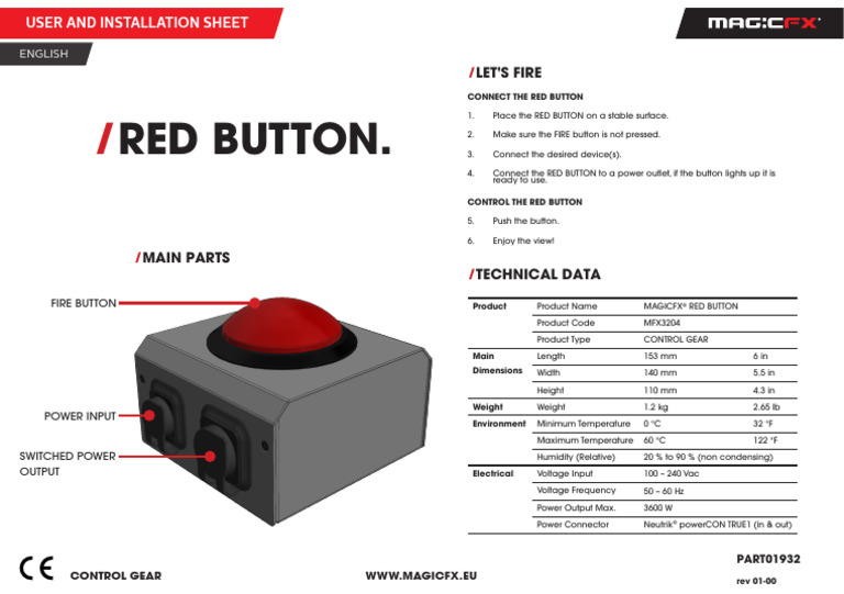 Magicfx - Red Button - Manual | PDF | Alternating Current | Computer Engineering