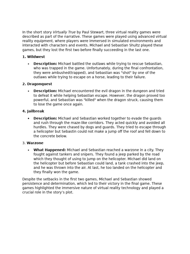 Virtually True Notes | PDF