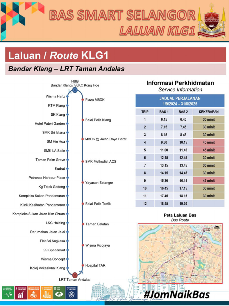 Laluan Bas Smart Selangor MBDK | PDF