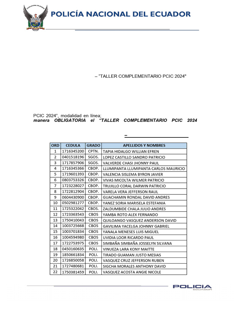 MEMO No. 1320 PCIC COMPLEMENTARIO 2024 - REZAGADOS-signed | PDF