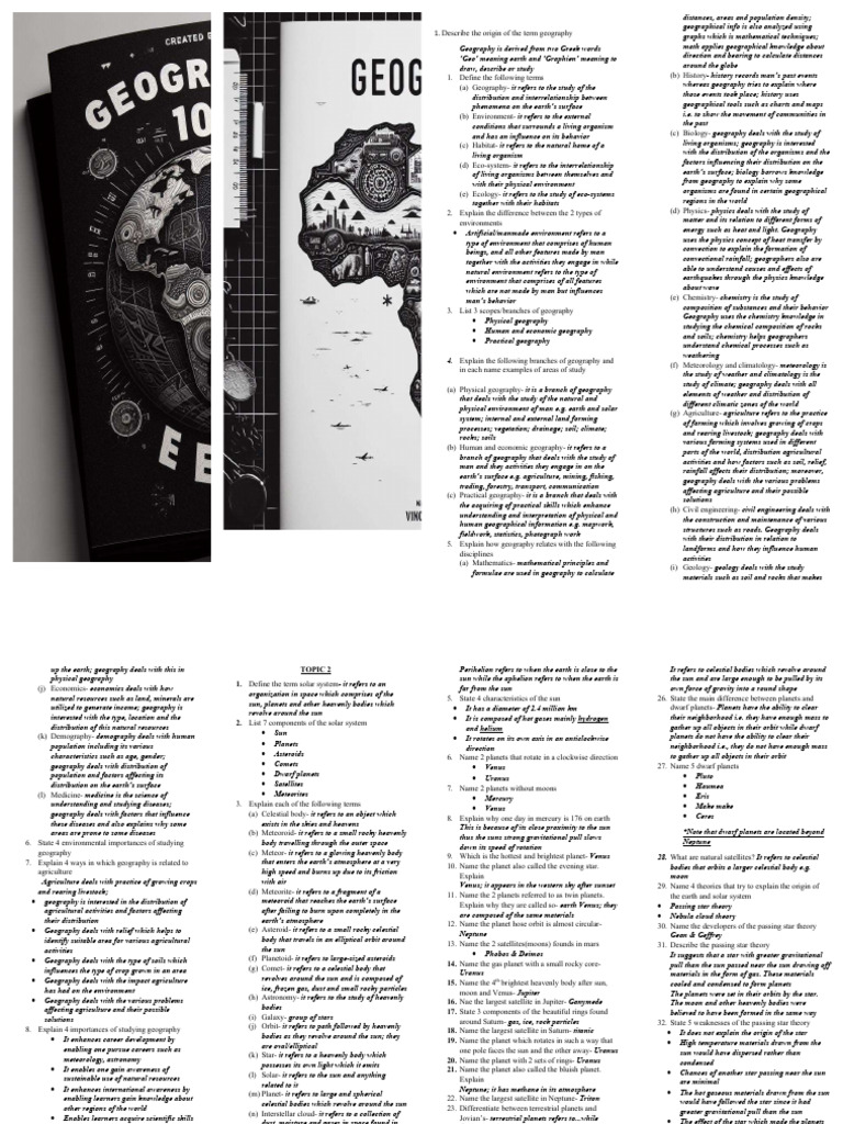 geo geo 1 | PDF | Planets | Earth