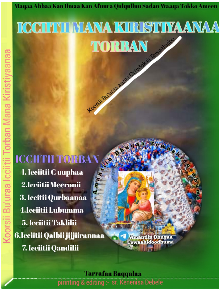Iccitii Torban Mana Kiristaana | PDF