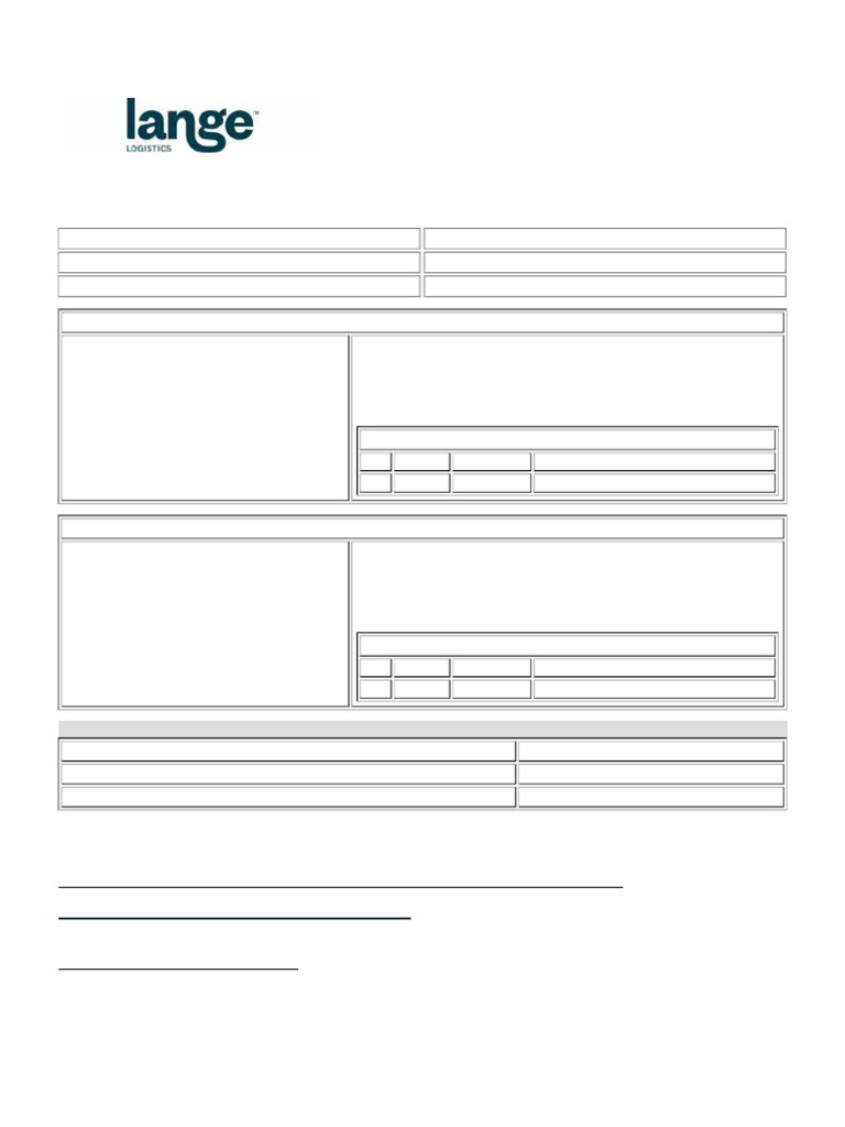 Trying Express Truckload - Carrier Rate and Load Confirmation 2 | PDF ...