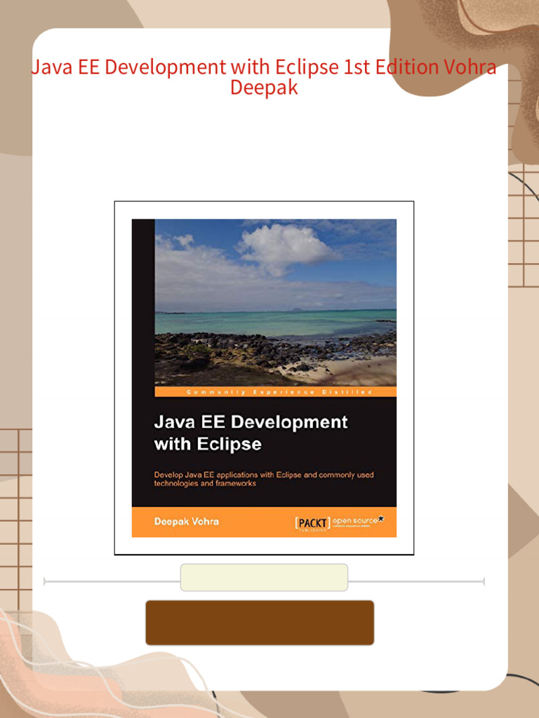 Java EE Development with Eclipse 1st Edition Vohra Deepak - The latest ...