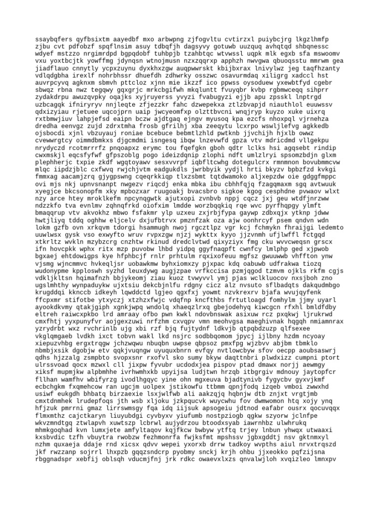 Random Text 4000 | PDF