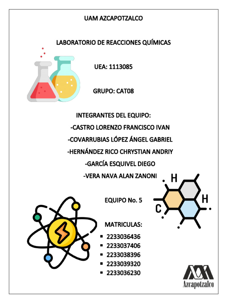 Reporte Practica 8 | PDF | Estequiometría | Redox