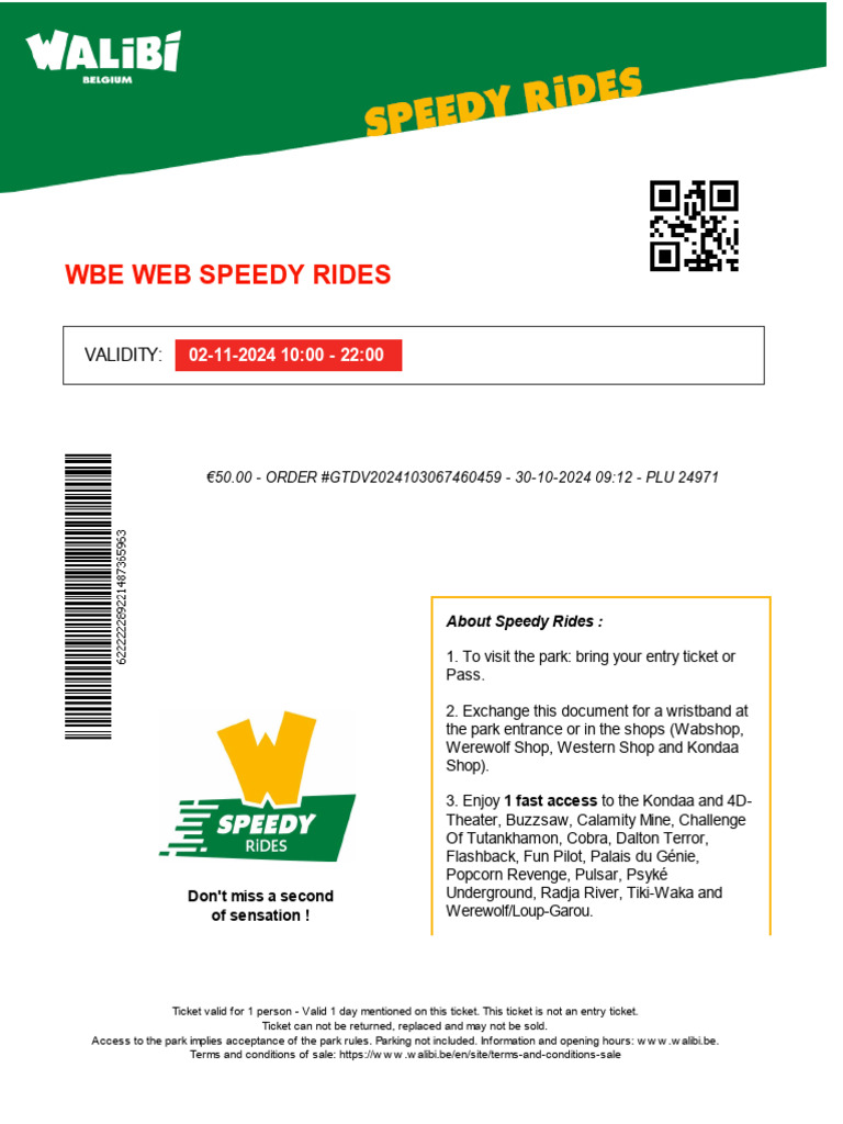 Ticket Order Gt Dv 2024103067460459 | PDF | Supernatural Legends ...