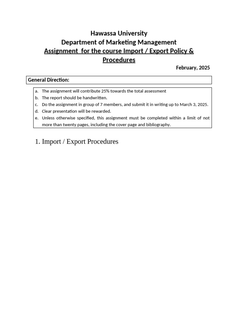 Assignment EIPP | PDF